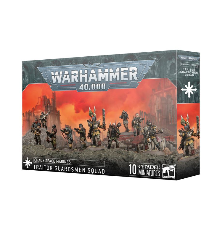 CHAOS SPACE MARINES: TRAITOR GUARDSMEN SQUAD – Rogue Trader Games